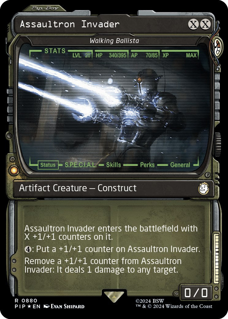 Assaultron Invader - Walking Ballista (Showcase) (Surge Foil) [PIP - 8